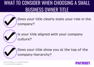 Small Business Owner Titles | Classic, Modern, Creative, and More
